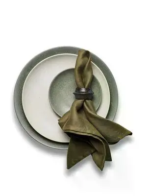 L'Objet Terra Porcelain Bowl - Green