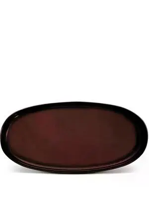 L'Objet Medium Terra Oval Platter - Red