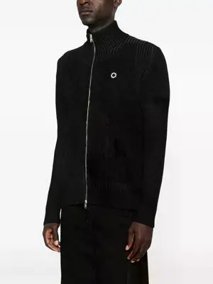 Kenzo Ribbed Zip-up Cardigan