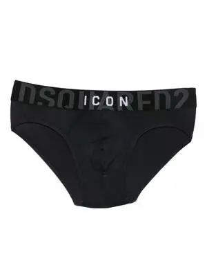 Dsquared2 Icon-band Briefs - Black