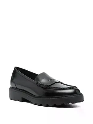 Bally Leather Platform Loafers