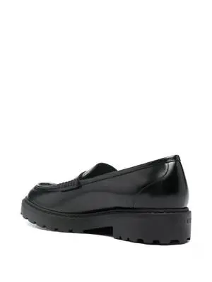Bally Leather Platform Loafers