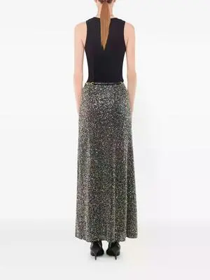 Rabanne Sequin-embellished Maxi Skirt - Black