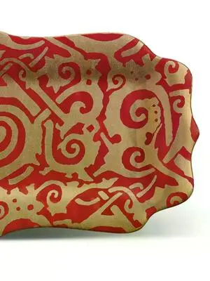 L'Objet Fortuny Maori Platter - Red