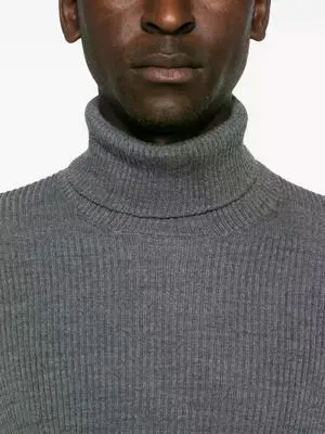 Stone Island Ribbed Turtleneck Sweater