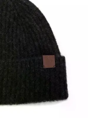 Eleventy Ribbed-knit Beanie - Grey