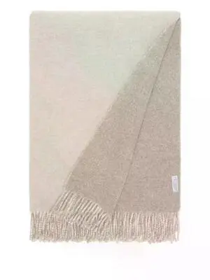 Brunello Cucinelli Fringe Cashmere Throw - Neutrals