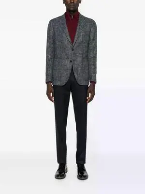 Tagliatore Checked Wool Blazer