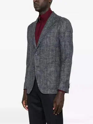Tagliatore Checked Wool Blazer