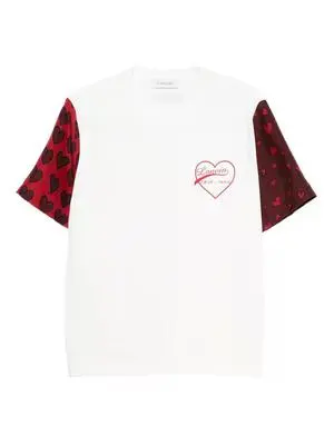 LANVIN Heart-print T-shirt - White