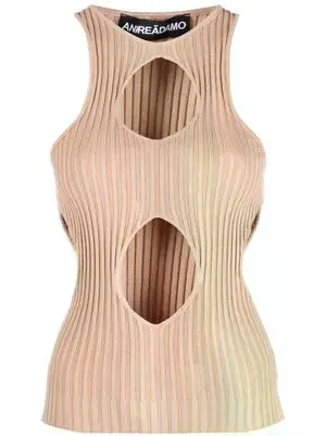 Andreadamo Ribbed Camis Tanks For Women