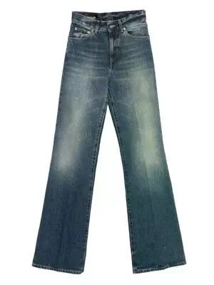 DONDUP Amber Wide-leg Jeans - Blue
