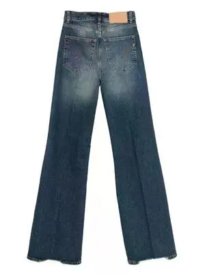 DONDUP Amber Wide-leg Jeans - Blue