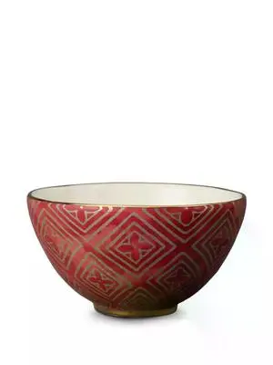 L'Objet Fortuny Jupon Cereal Bowl - Red