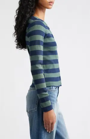 DAMSON MADDER Sybil Stripe Cardigan