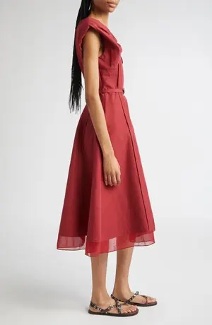 3.1 Phillip Lim Bow Belted Midi Dress