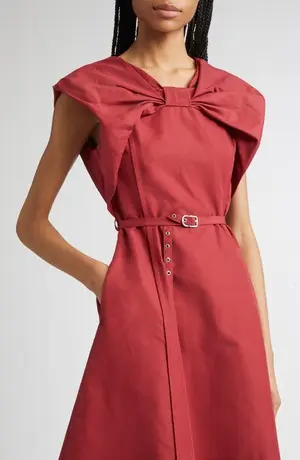3.1 Phillip Lim Bow Belted Midi Dress