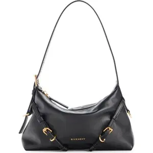 Givenchy Mini Voyou Leather Shoulder Bag 001-black