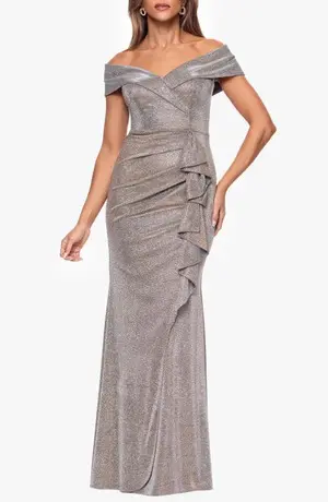 Xscape Evenings Metallic Evening Dresses