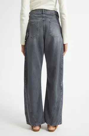 JW Anderson Twisted Workwear Jeans - Grey