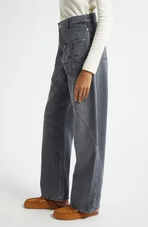 JW Anderson Twisted Workwear Jeans - Grey