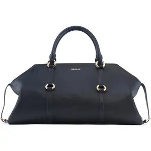 Alexander Mcqueen Black Leather Satchels