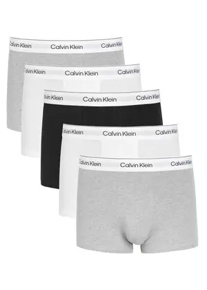 Calvin Klein Icon Stretch-cotton Trunks - White