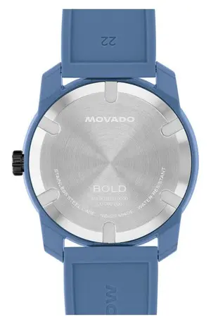 Movado Bold Tr90 Silicone Strap Watch