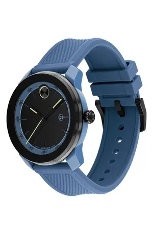 Movado Bold Tr90 Silicone Strap Watch