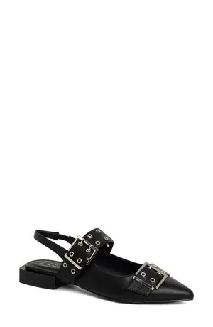 SHU SHOP Angela Slingback Pumps - Black