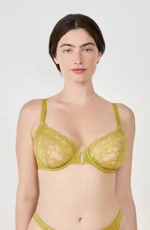 ETAM Hedonisme N°9 Classique Lace Underwire Bra - Anise
