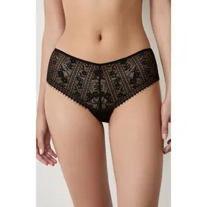 ETAM Aura Lace Shorty Panties - Black