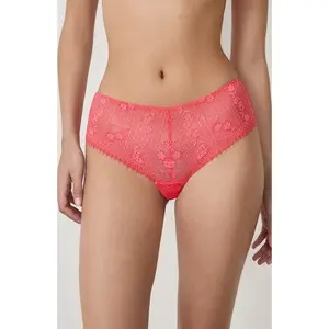 ETAM Aura Lace Shorty Panties - Coral