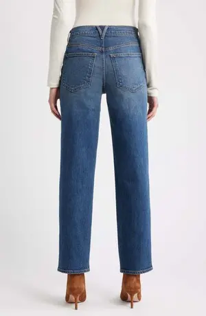 Veronica Beard Leah Straight-leg Jeans