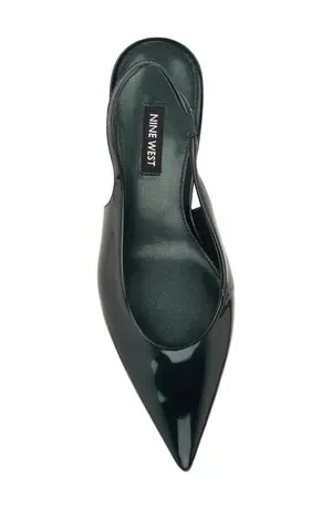 Nine West Palomma Slingback Pointed Toe Pump - Medium Blue