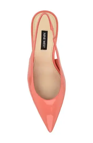 Nine West Palomma Slingback Pointed Toe Pump - Orange