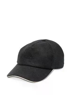 Eleventy Wool Baseball Cap - Black