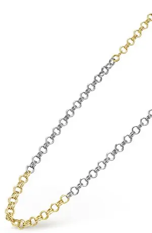Lagos Two-tone Link Chain Necklace