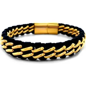 ANNA ZUCKERMAN Rowen Braided Cuff - Gold