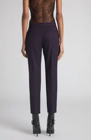 Alexander McQueen Wool Cigarette Trousers