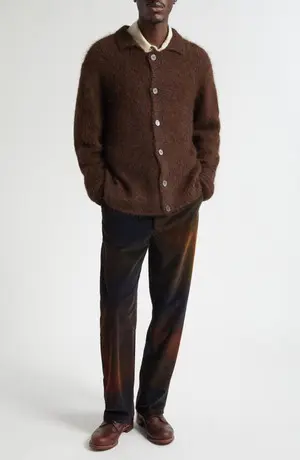 THE ELDER STATESMAN Norm Ombré Corduroy Pants