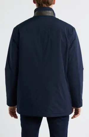 Johnston & Murphy Upton City Car Coat With Removable Bib
