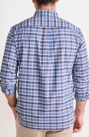 Vineyard Vines Faraway Performance Cotton Blend Button-down Shirt - Summer Evening
