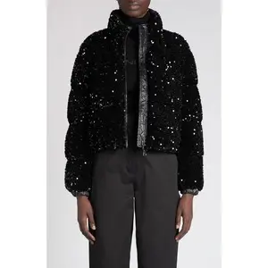 Moncler Sequined Jackets For Women
