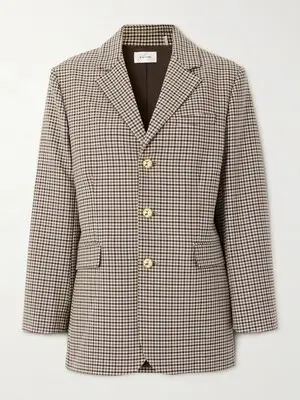 FRAME Houndstooth Tweed Blazer