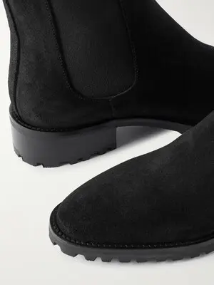 Manolo Blahnik Chelata 30 Suede Chelsea Boots