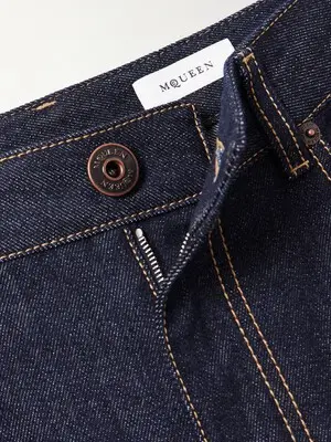 Alexander McQueen High-rise Straight-leg Jeans