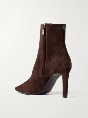 JIMMY CHOO Frankie 85 Suede Ankle Boots