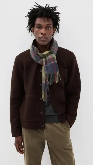 Barbour Cashmere Tartan Scarf - Classic