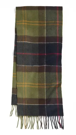Barbour Cashmere Tartan Scarf - Classic